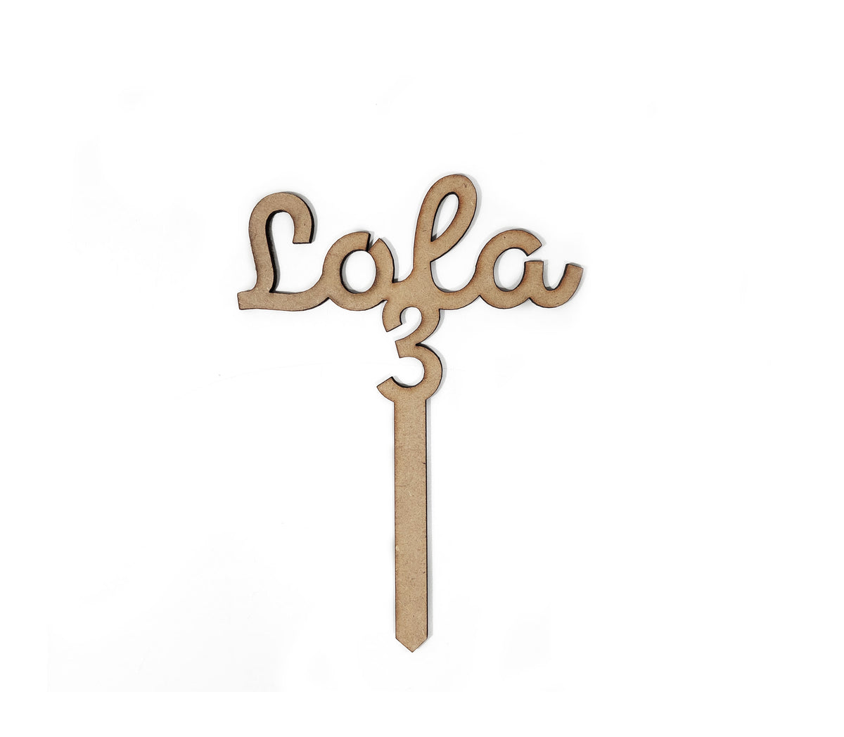 Cake Topper Madera Cumple Personalizable – amandayrose